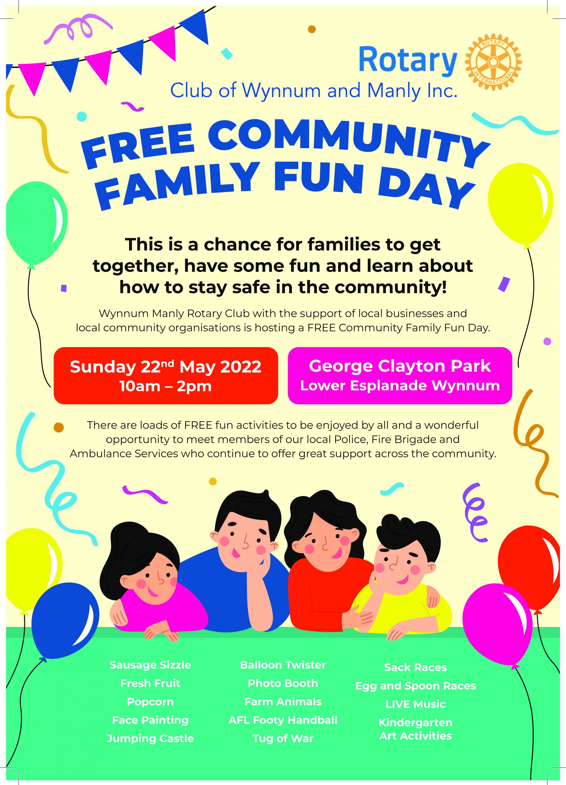 Rotary Club of Wynnum and Manly Family Fun Day - The Community Leader ...