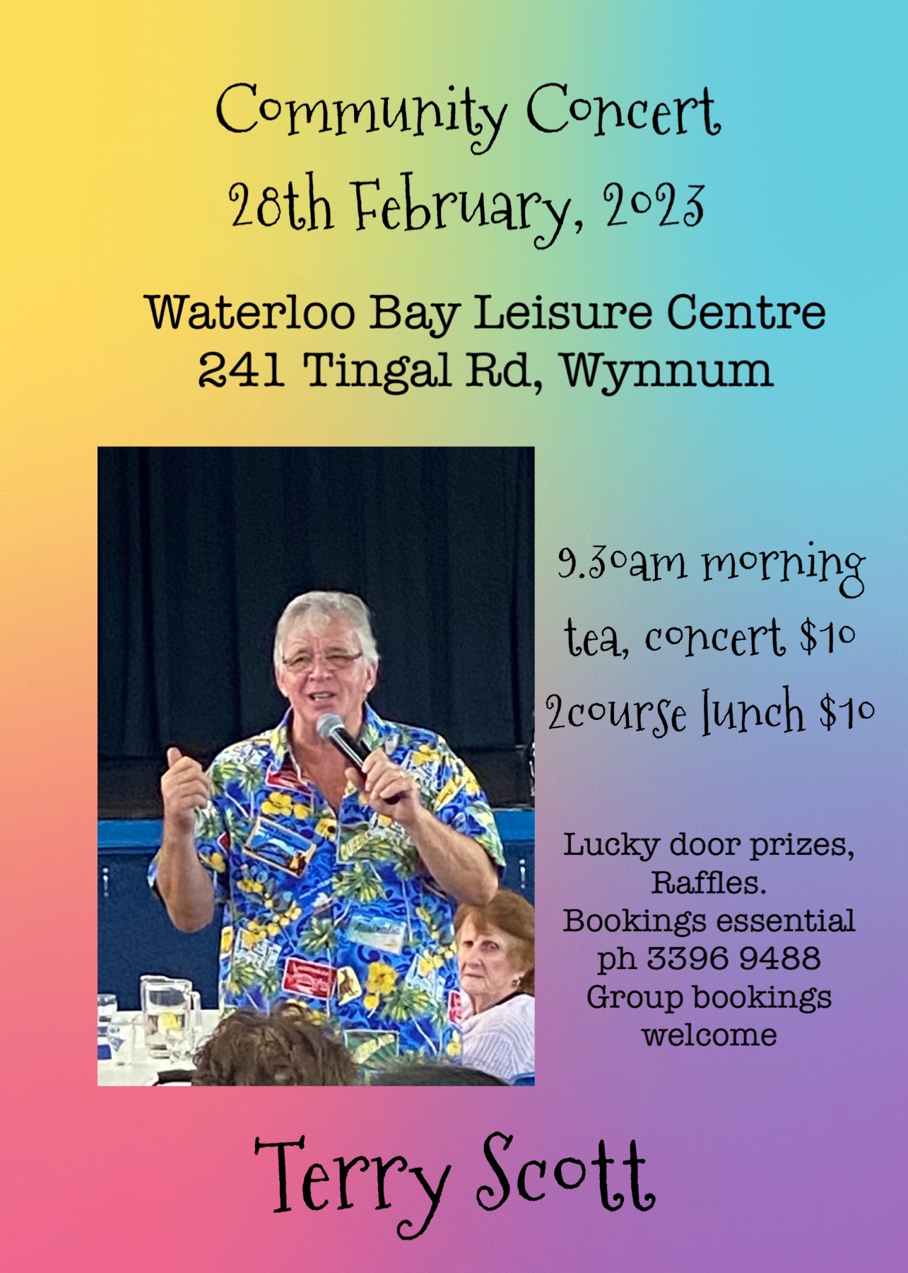 Concert - Entertainer is Terry Scott - The Community Leader and Real ...