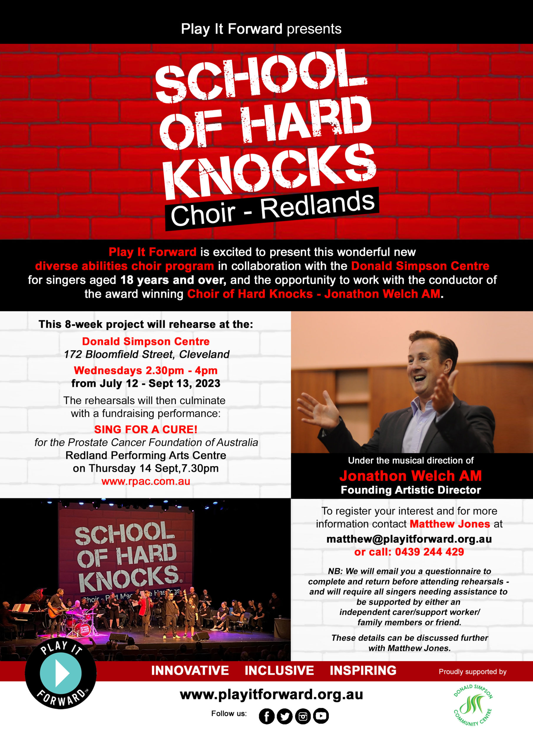 SCHOOL OF HARD KNOCKS CHOIR - The Community Leader and Real Estate New ...