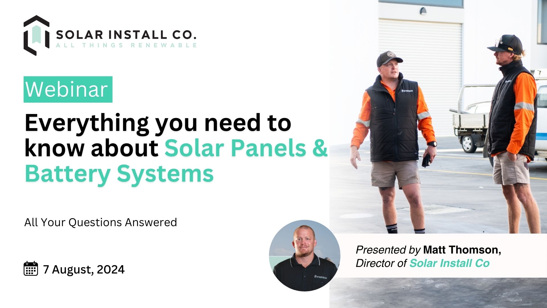 Webinar - “Everything You Need To Know About Solar Panels & Battery ...